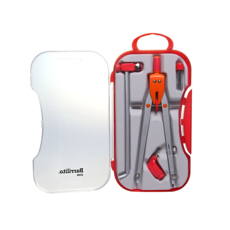 Compás de Precisión Metálico Barrilito 320E Estuche con accesorios