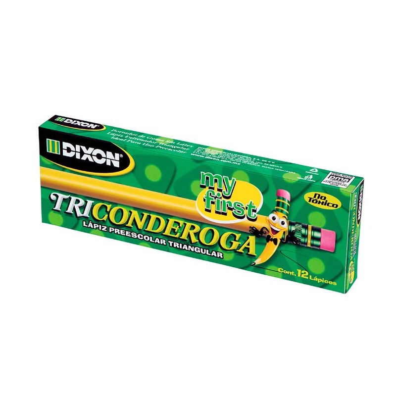 Lápiz de Grafito Entrenador #2 Ticonderoga My First Triangular